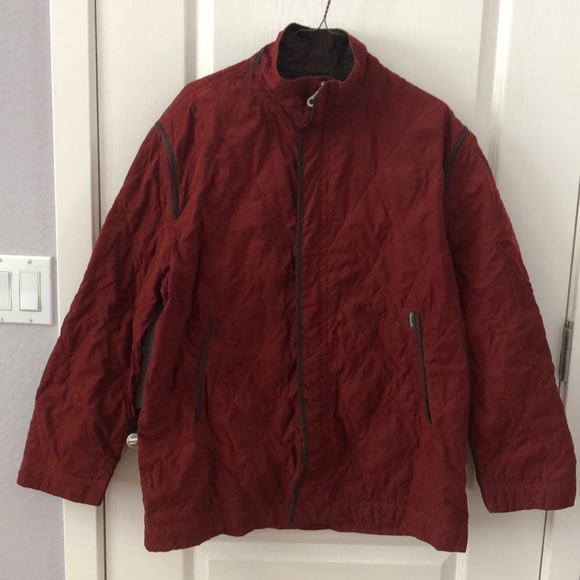 Faconnable | Jackets & Coats | Faconnable Man Quilted Burgundy Jacket ...